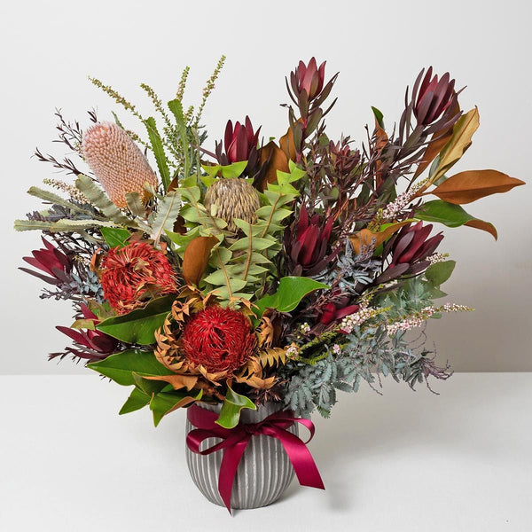 Native Beauty in Cement Pot – Masterflora & Co.